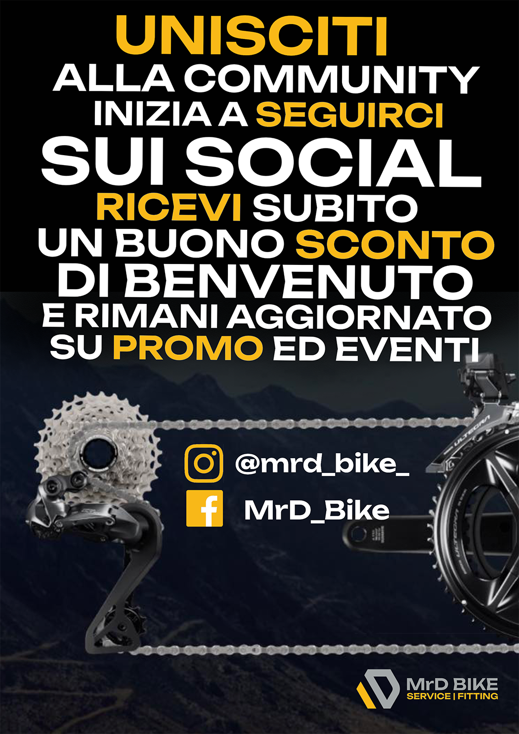 Officina specializzata bici da corsa Rescaldina | MrD Bike